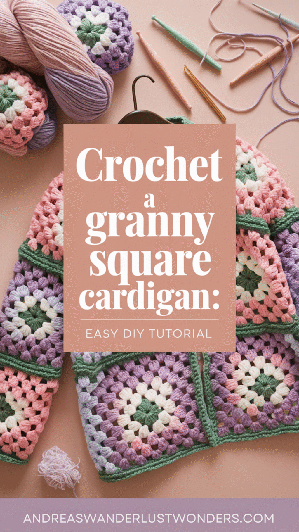 Crochet a Granny Square Cardigan: Easy DIY Tutorial